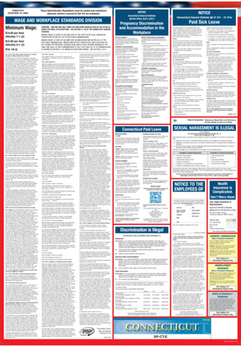 2025 Connecticut Labor Law Poster - State-Only Compliance Poster ...