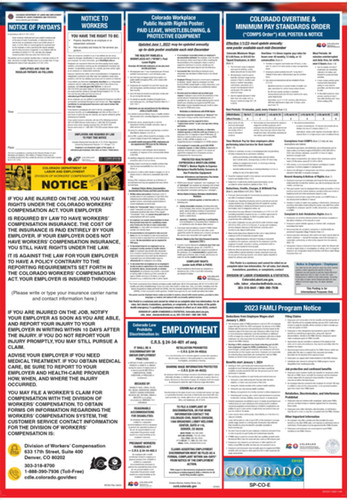 Colorado Labor Law Poster - State-Only Compliance Poster | American ...