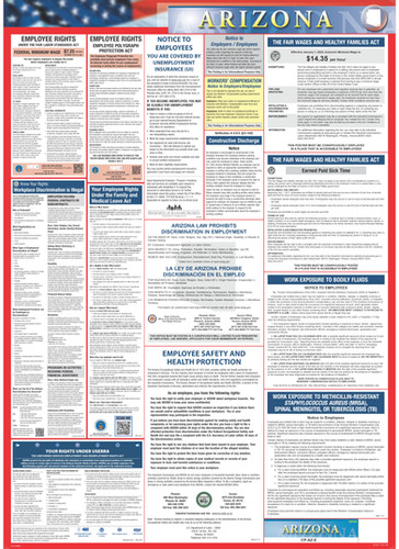 Arizona Labor Law Poster | State & Federal Combo