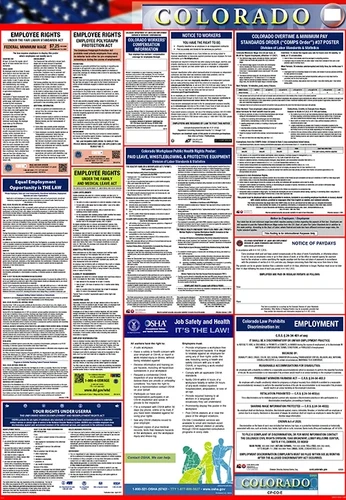 Colorado Labor Law Poster | State & Federal Combo | American Compliance