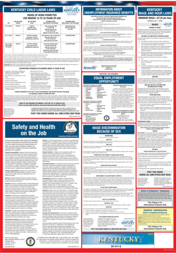 2026 Kentucky Labor Law Poster - State-Only Compliance Poster ...