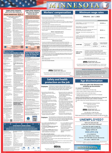 2025 Minnesota Labor Law Poster – Federal, State & OSHA Compliance (All ...