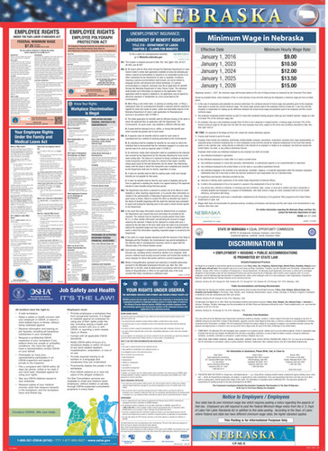 2025 Nebraska Labor Law Poster – Federal, State & OSHA Compliance (All ...