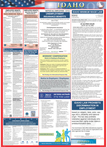 2026 Idaho Labor Law Poste – Federal, State & OSHA Compliance (All-in ...
