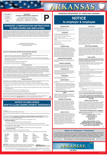2025 Arkansas Labor Law Poster – State-Only Compliance Poster ...