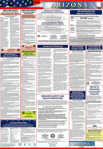 Arizona Labor Law Poster | State & Federal Combo