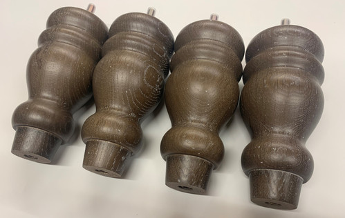 Solid Turned Oak Furniture Feet | Serrina Interiors