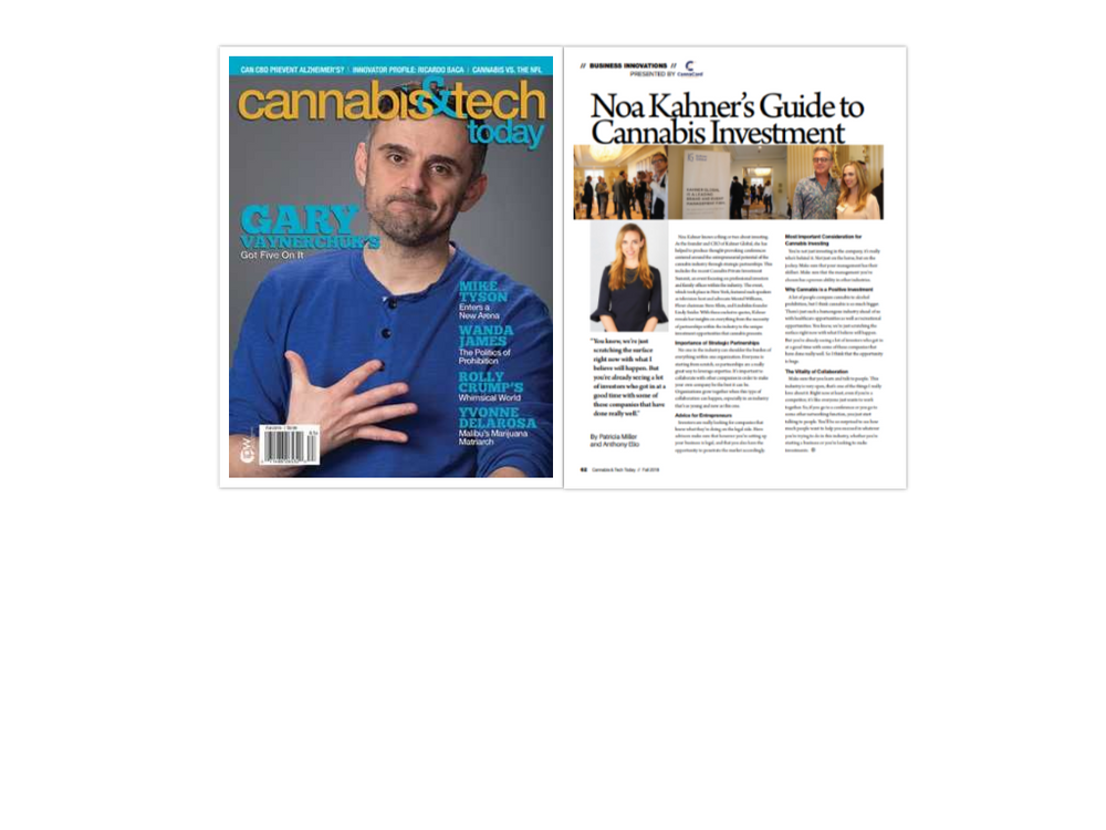 Thank You for a Successful 3rd Annual Kahner Global Cannabis Private I