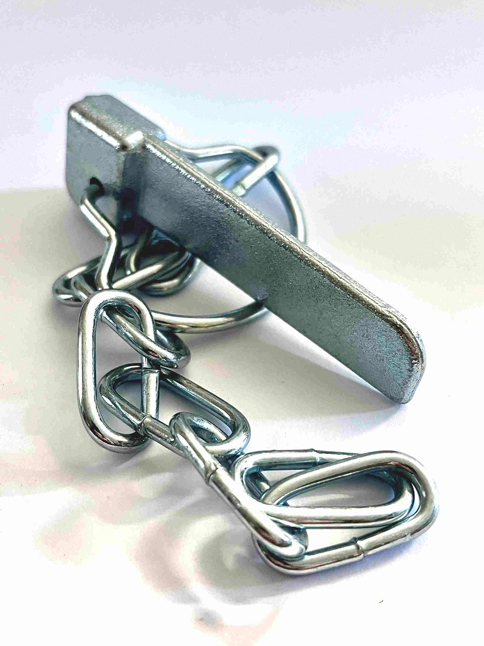 Flat Cotter Spring Ring & Chain | rothwelltrailers