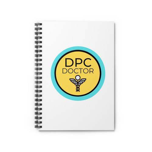 DPC Doctor Round Logo Spiral Notebook - Ruled Line | My DPC Story