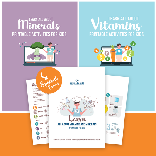 Big Bundle - Printable Activities for Kids + Bonus | Nutri Edu Kids