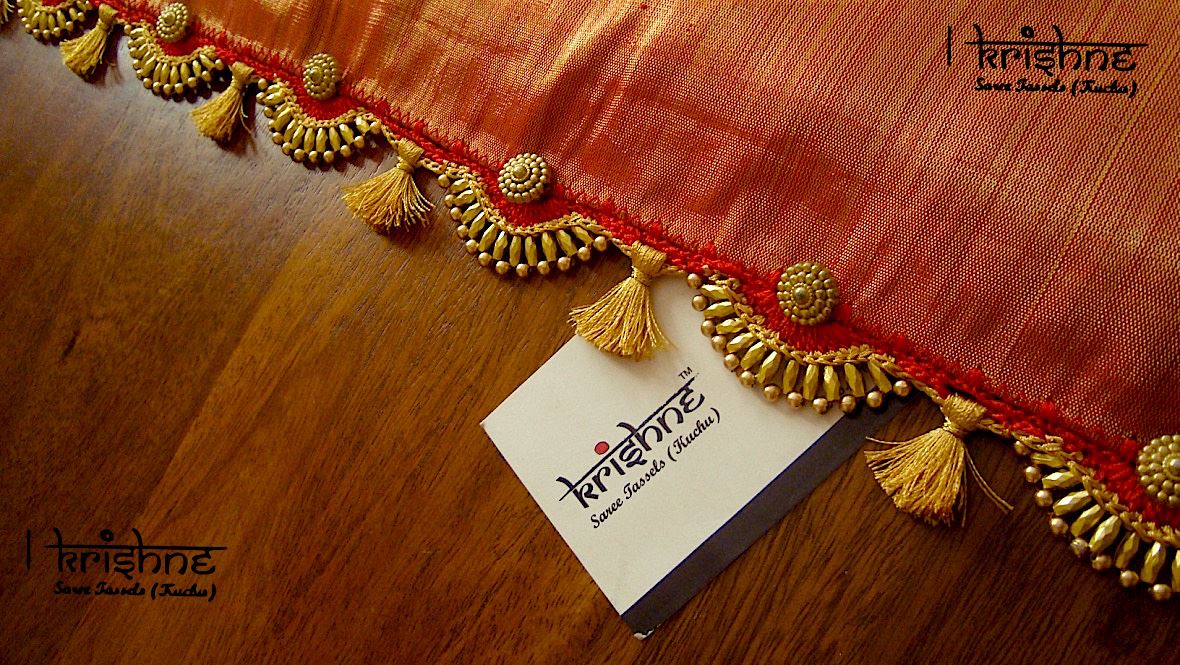 Saree Kuchu Designs: Designer Tassels | Crochet | Kunjam | Gonde
