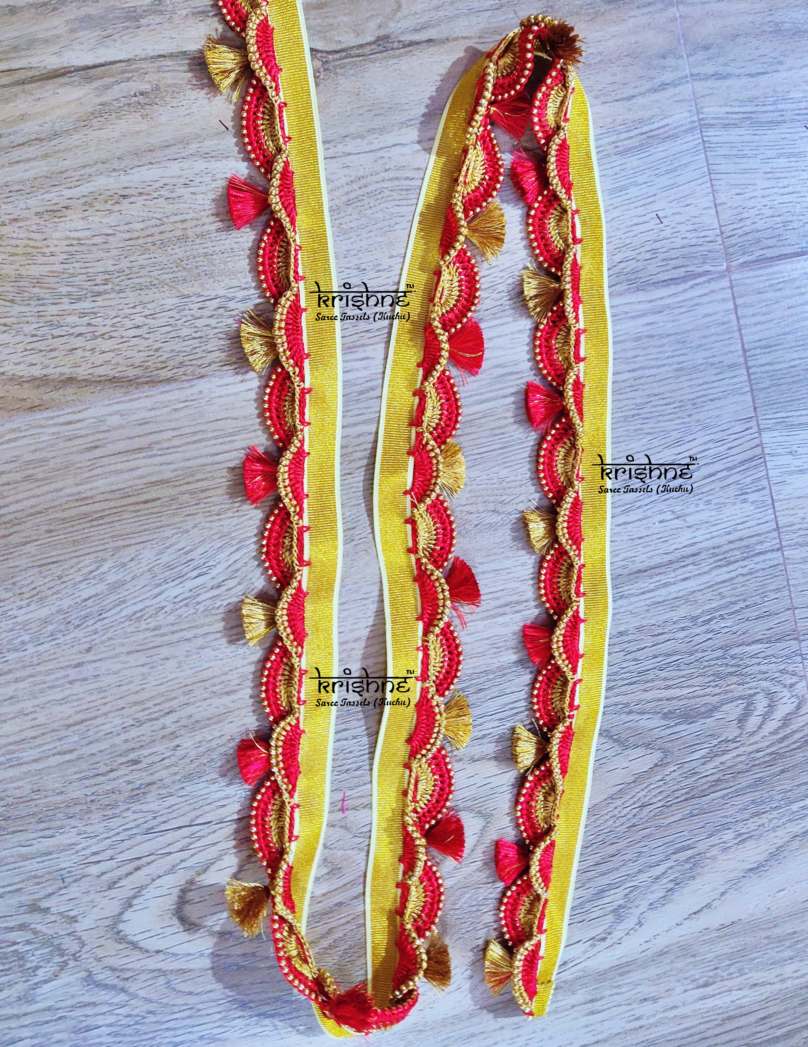 Saree Tassel Lace: Easy to Stitch | Shipped Worldwide | Custom Crafted