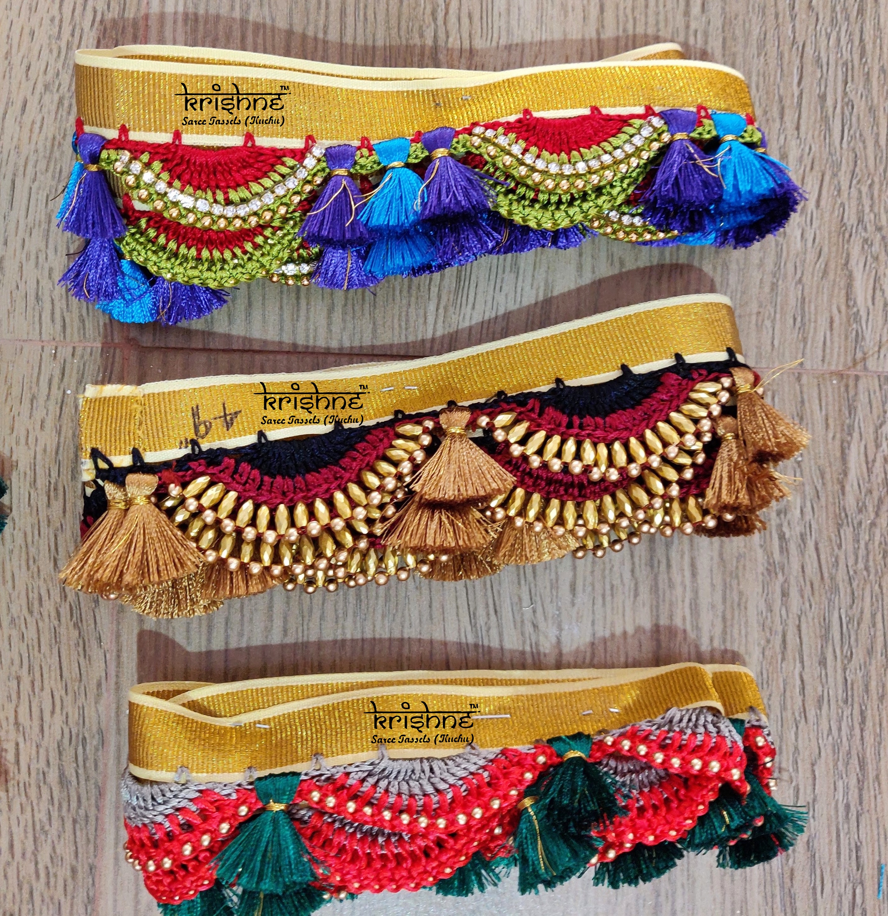 Saree Tassel Lace: Easy to Stitch | Shipped Worldwide | Custom Crafted