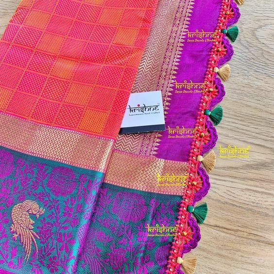 Saree Tassel Lace: Easy to Stitch | Shipped Worldwide | Custom Crafted