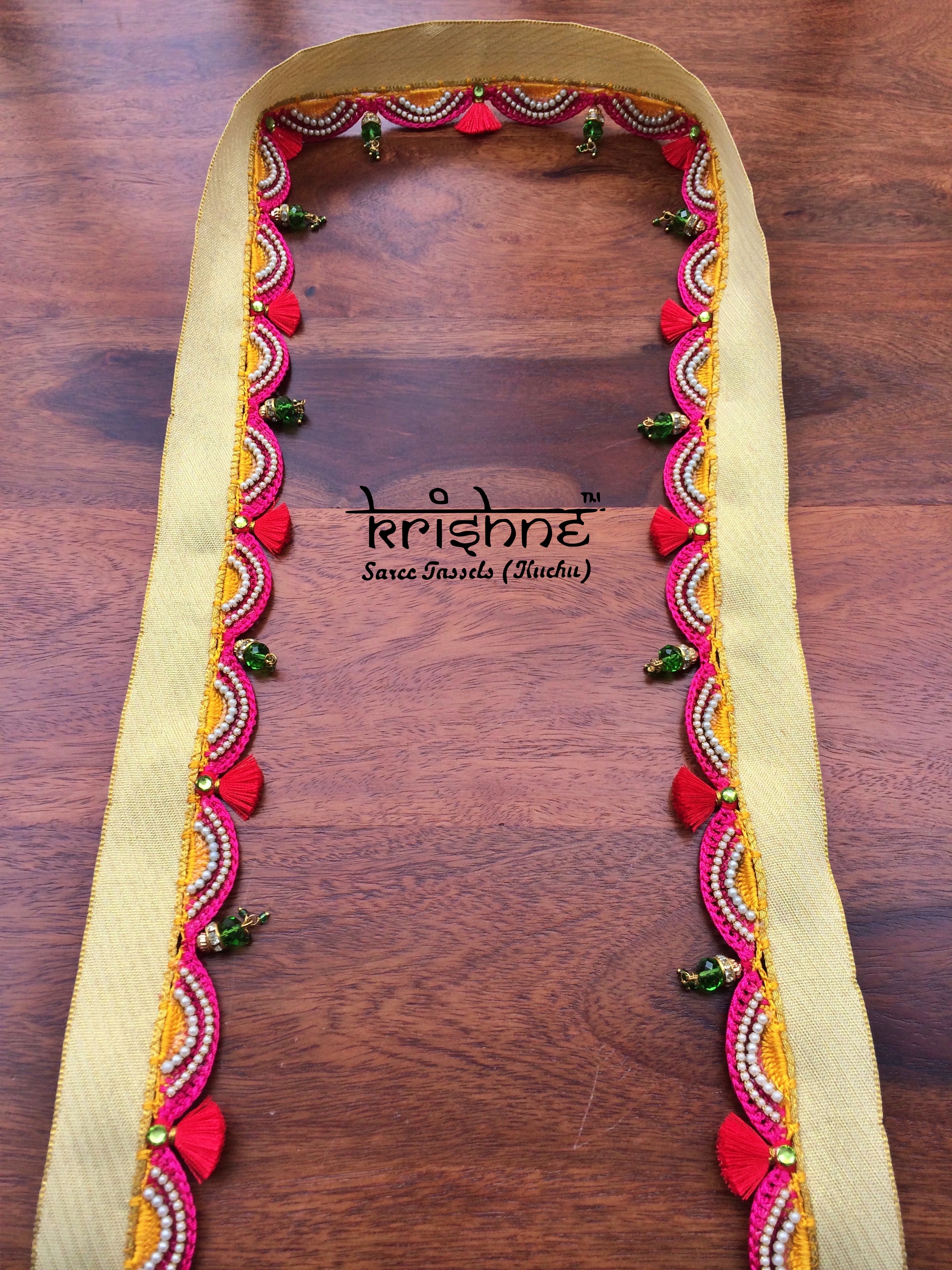 Saree Tassel Lace: Easy to Stitch | Shipped Worldwide | Custom Crafted