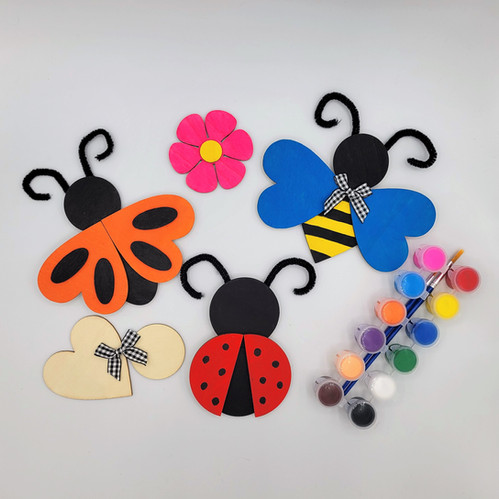 Pollinator Magnet Craft Kit | InkandTrinketKids