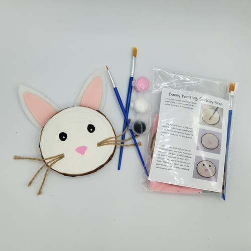 Easter Bunny DIY Party Favor Craft Kit, Basket Filler | InkandTrinketKids