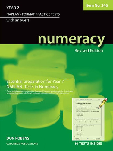 Numeracy Year 7 - NAPLAN* Format Practice Tests #246 | Academic Solutionz