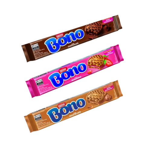 Bono Biscuits from Brazil – Chocolate, Strawberry & Dulce de Leche