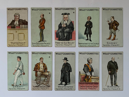 Wills Vanity Fair First Series Cigarette Cards | JSCards