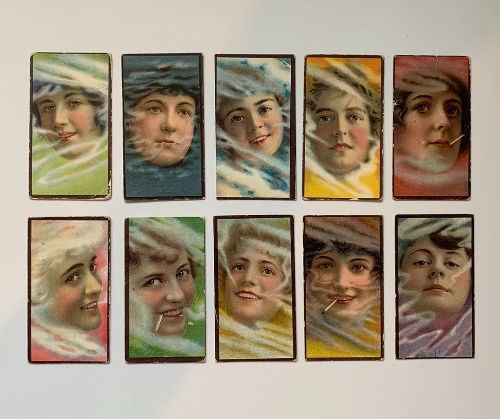 British American Tobacco Co B.A.T Beauties Smoke Girls Cigarette Cards ...