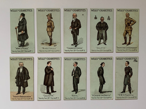 Wills Vanity Fair Second Series Cigarette Cards | JSCards