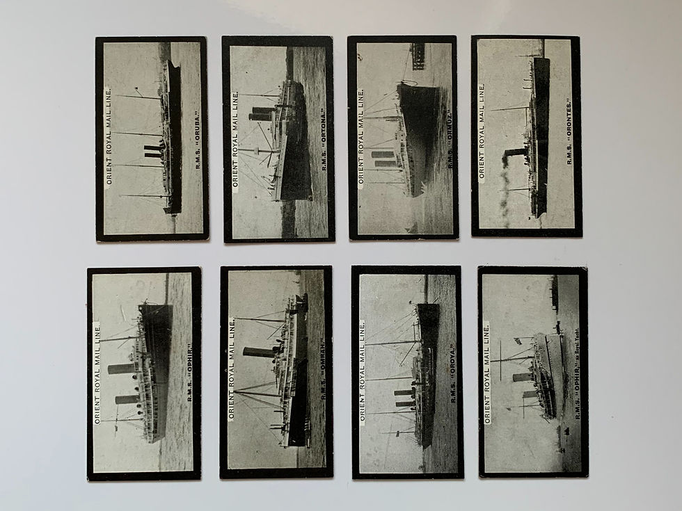 Singleton & Cole Orient Royal Mail Line Cigarette Cards | JSCards