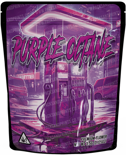 Purple Octane Cali Packs - Strain Labels Pre-Applied | Packs & Prints