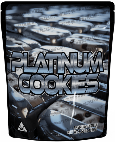 Platinum Cookies - 3.5G Mylar Bag Strain Labels For Cali Packs | My Site
