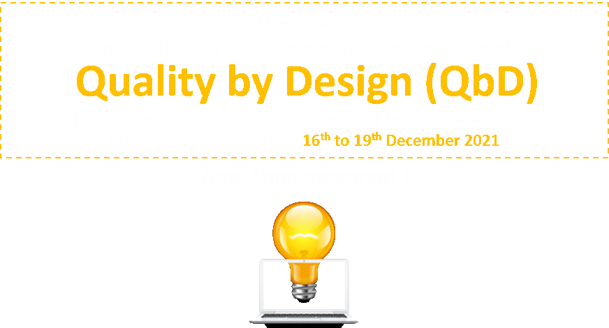 QbD-Expert : QbD Training | QbD Workshop | QbD Consultancy | QbD Software