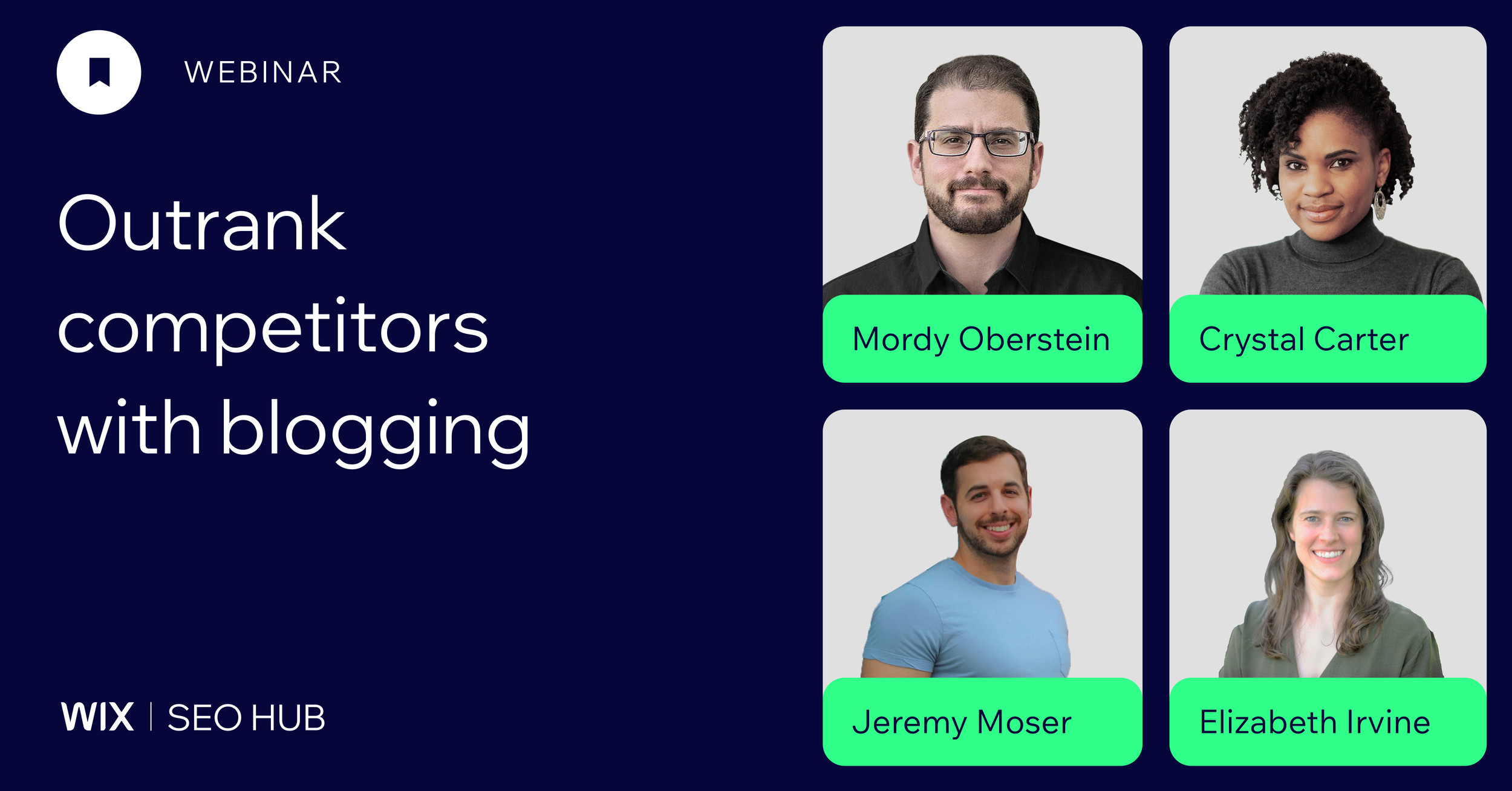 Webinar Outranking The Biggest Brands With Blogging Wix Seo Hub