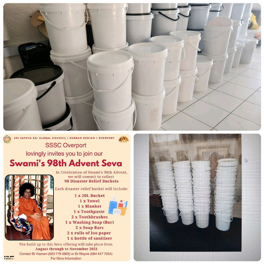 South Africa - Compassionate Service: 98 Buckets of Hope with SSSC Overport