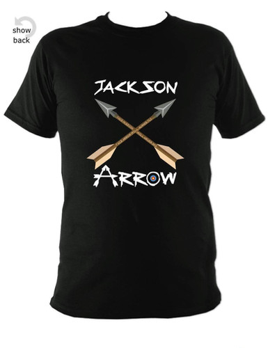 Jackson Arrow Black T-Shirt | OutcastPro Wrestling