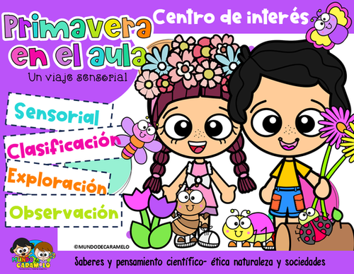 Primavera en el aula. centro de interes | Mundo de Caramelo