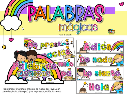 Palabras magicas | Mundo de Caramelo