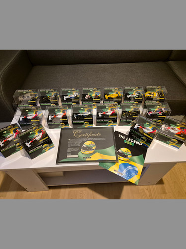 Rare Full Set of 17 Paul LANG MINICHAMPS Ayrton Senna Racing Die Cast ...