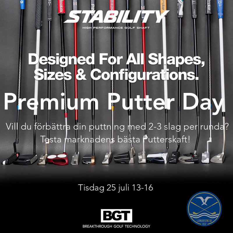BGT Premium Putter Day Ljunghusens GK | BGT Scandinavia