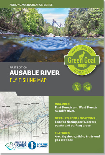 Ausable River Fly Fishing Map | Online Maps For Land