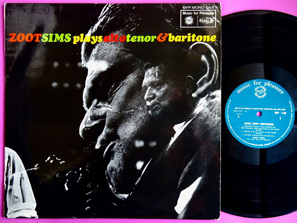 ZOOT SIMS / PLAYS ALTO TENOR & BARITONE | NEW JAZZ THINGS