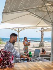 Restaurante con vistas al mar | Kinita Restaurant & Beach Club