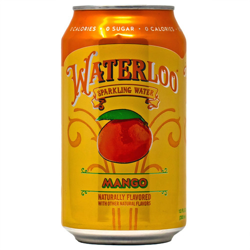 Waterloo Sparkling Water Mango 12 oz | Cabo Groceries