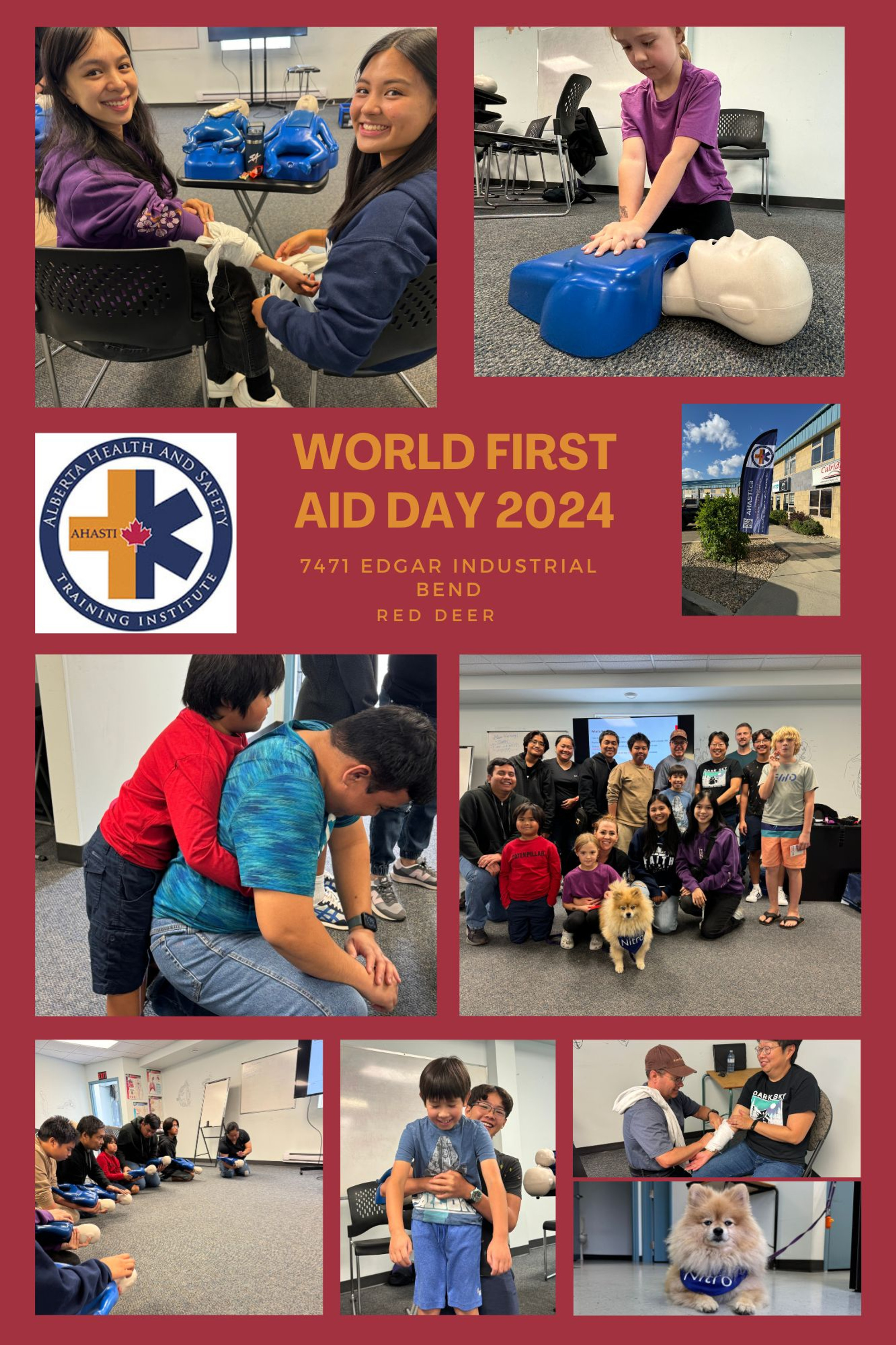 One Word Sums up World First Aid Day at AHASTI - FUN!