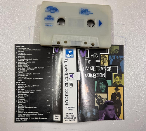 MTV Hits ..The Ultimate Dance Collection Audio Cassettes ...