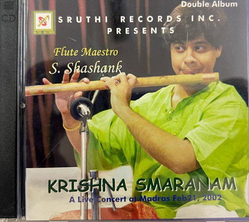S Shashank Flute - Krishna Smaranam audio CD - Classical Instrumental ...