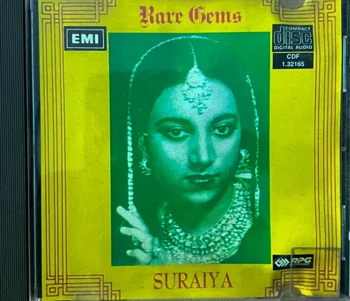 Rare Gems - Suraiya audio cd - Hindi Film Songs -EMI CDF 1.32165 Made ...