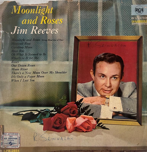 Moonlight and Roses Jim Reeves - Vinyl Record LP | Paradiseaudiophile