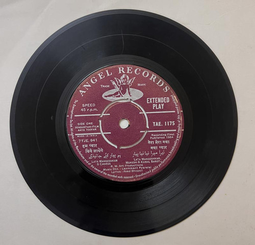 Aaya Toofan - Vinyl Record EP - Hindi FIlm Songs - Angel TAE 1175 ...