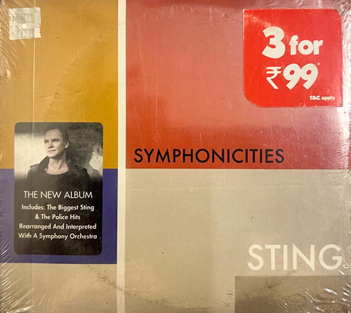 Symphonicities by Sting audio cd - English Songs - Sealed Pack ...