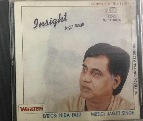 Insight by Jagjit Singh audio cd - Hindi Songs - Weston WCD 10076. Imported. | Paradiseaudiophile